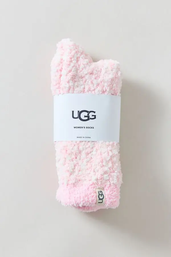 UGG Chenille Crew Socks - Seashell Pink