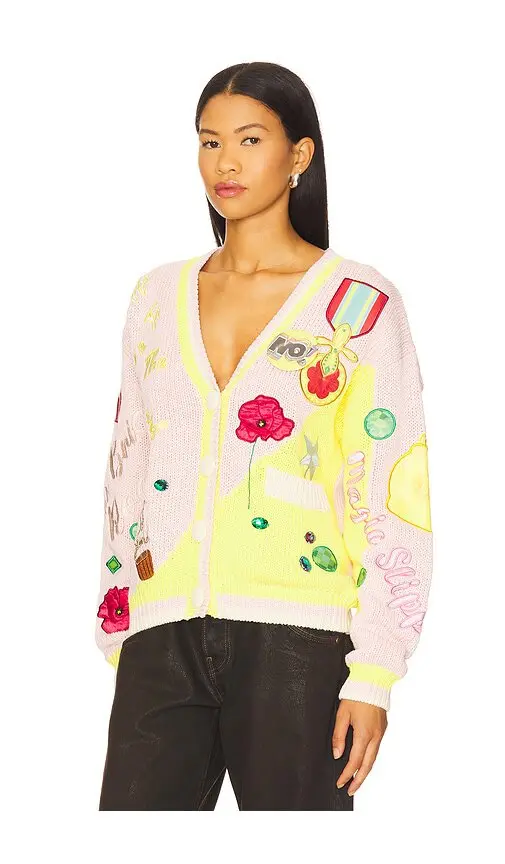 NO! JEANS Wizard Of Oz Cardigan In ,yellow
