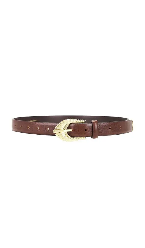 SANCIA The Zolna Leather Belt - Cocoa