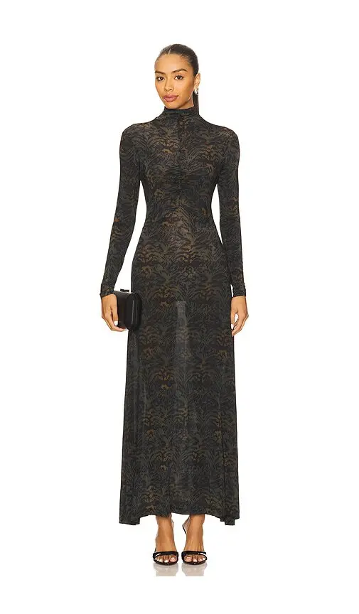 Ulla Johnson Koa Jersey Turtleneck Dress