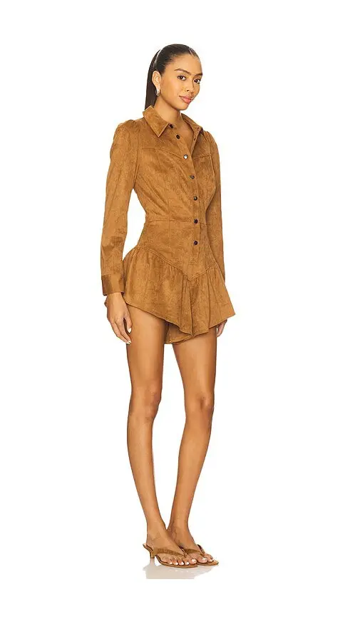 Saylor Enid Romper - Taupe