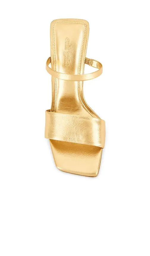 Cult Gaia Rene Metallic Sandal - Brass