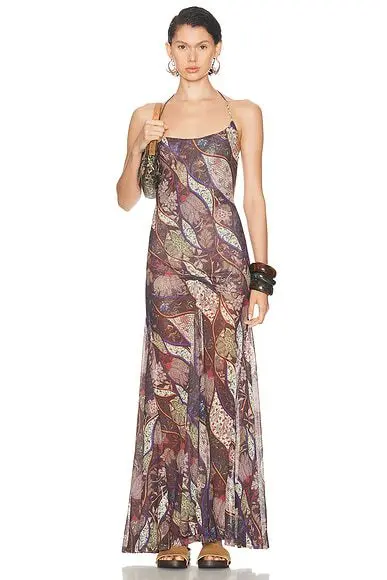 SIEDRES Nensi Halterneck Dress - Multi