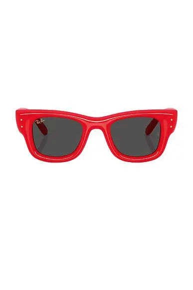 Ray-ban X A$ap Rocky Wayfarer Puffer Sunglasses - Red