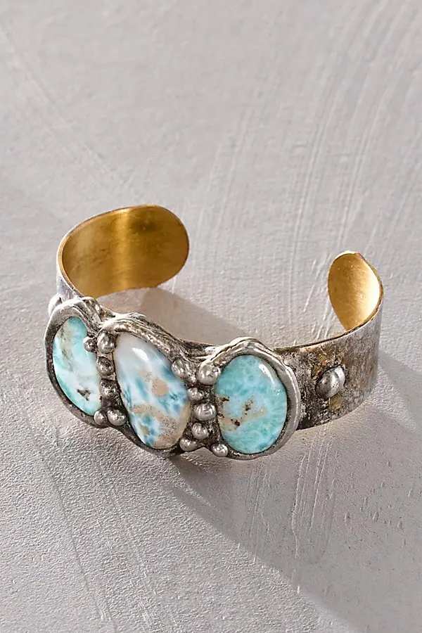 MIKAL WINN Three Stone Cuff Bracelet