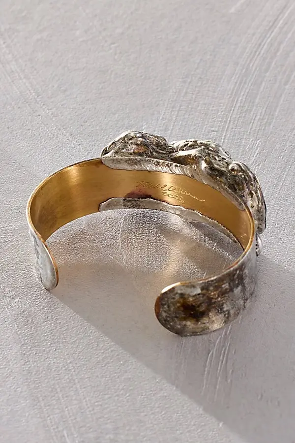 MIKAL WINN Three Stone Cuff Bracelet
