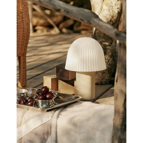 FERM LIVING Frill Portable Iron Lamp