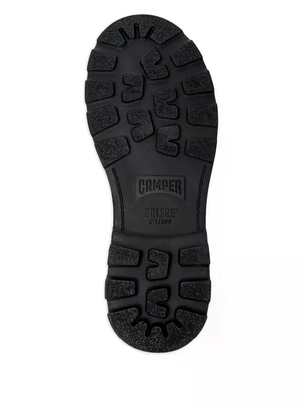 Camper Brutus Leather Lace-up Boots - Black