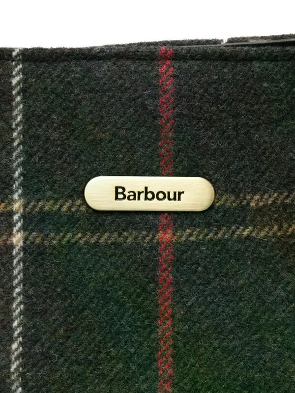 Barbour Plaid Tote Bag
