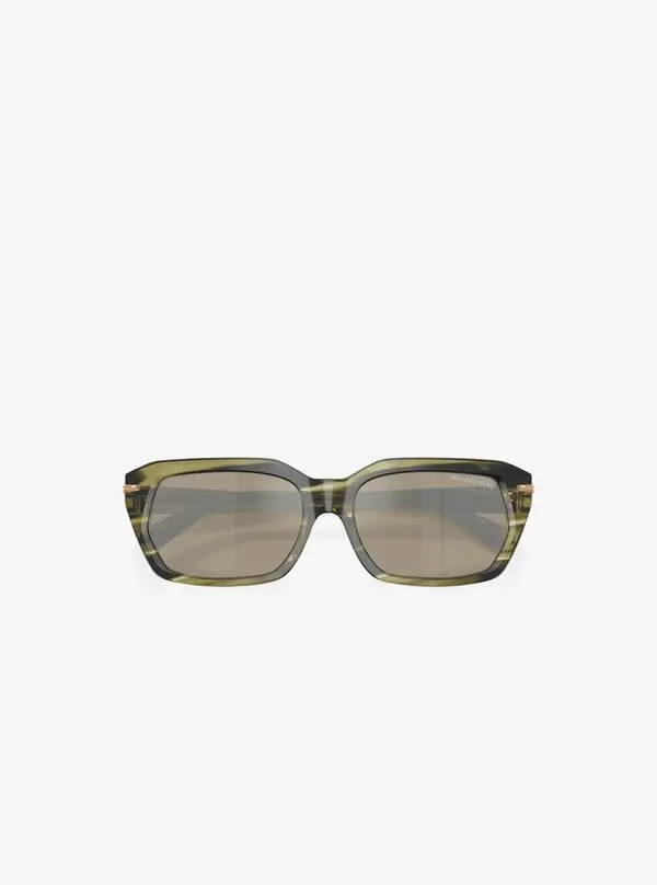 Michael Kors Lake Tahoe Rectangle Sunglasses - Green