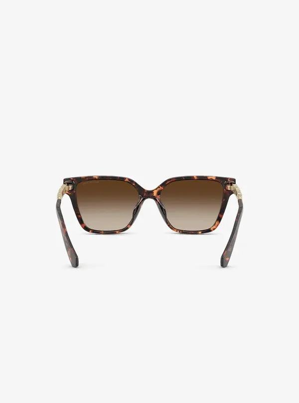 Michael Kors Piedmont Square Frame Sunglasses - Brown