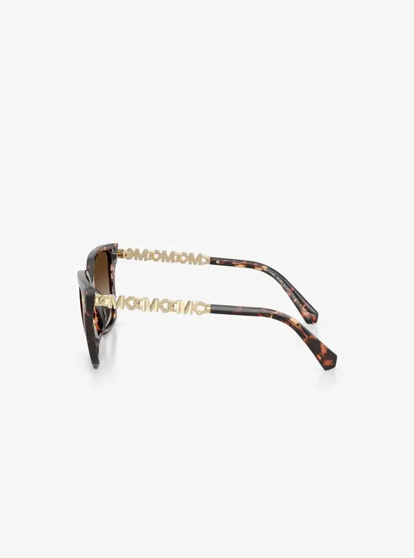 Michael Kors Piedmont Square Frame Sunglasses - Brown