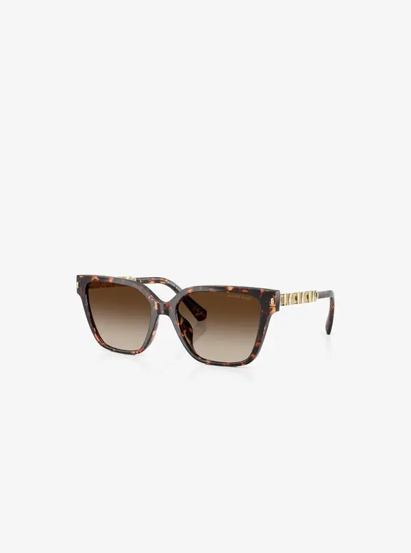 Michael Kors Piedmont Square Frame Sunglasses - Brown