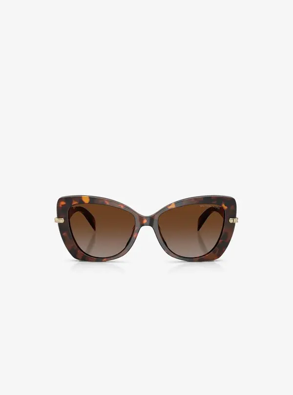 Michael Kors Atlanta Oversized Cat Eye Sunglasses - Brown