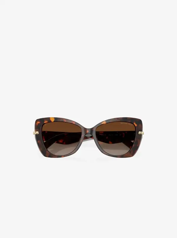Michael Kors Atlanta Oversized Cat Eye Sunglasses - Brown