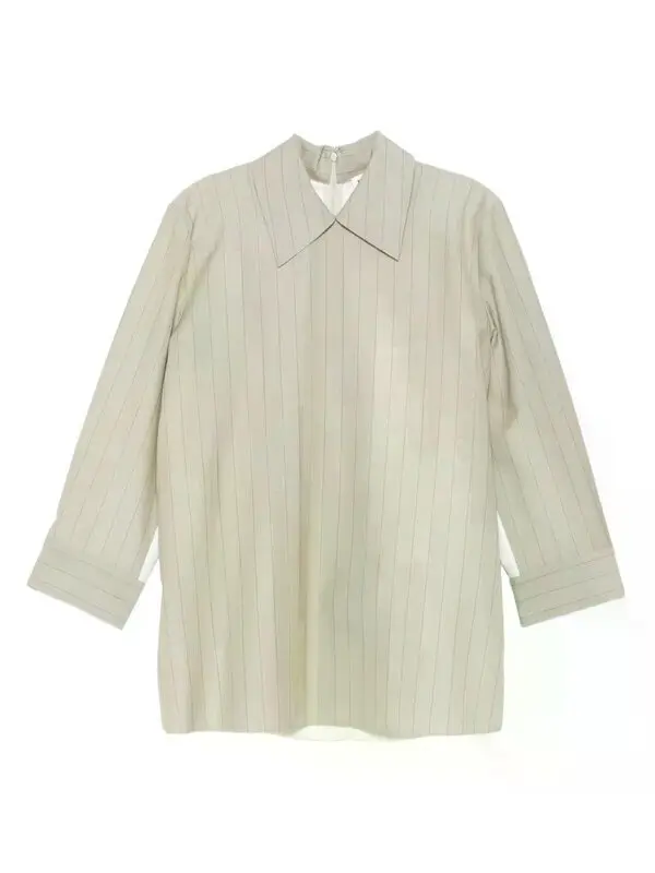 JIL SANDER Pinstripe Panelled Shirt
