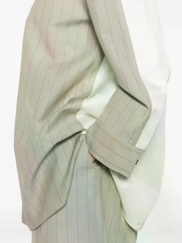 JIL SANDER Pinstripe Panelled Shirt