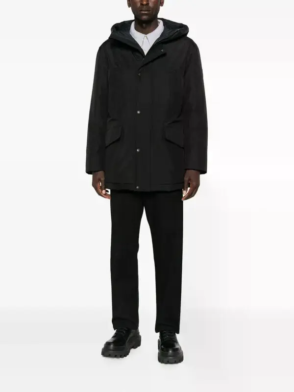 BOSS Hooded Logo-patch Jacket