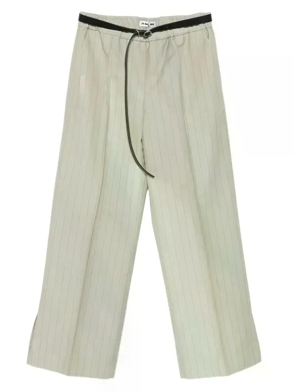 JIL SANDER Pinstriped Straight Leg Trousers