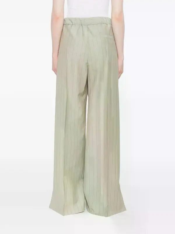 JIL SANDER Pinstriped Straight Leg Trousers