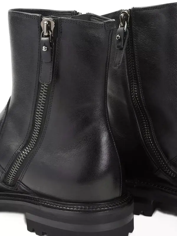 Giorgio Armani Ankle Zip Boots