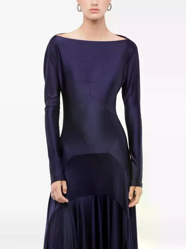 Rabanne Boat-neck Midi Dress