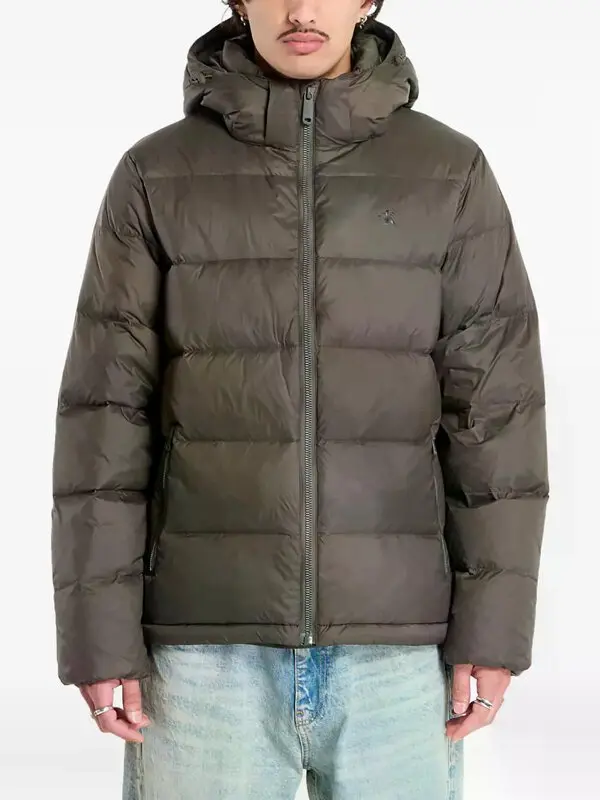 Calvin Klein Hooded Zip-up Jacket - Grey
