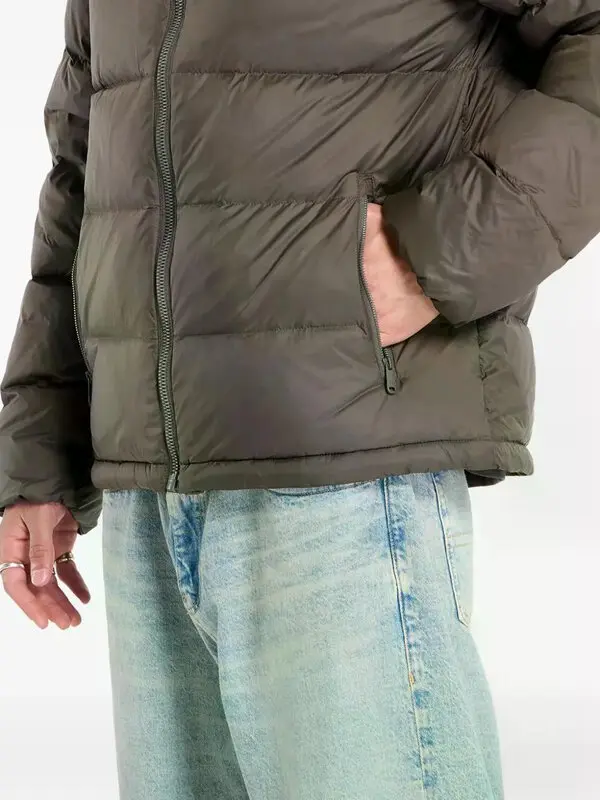 Calvin Klein Hooded Zip-up Jacket - Grey