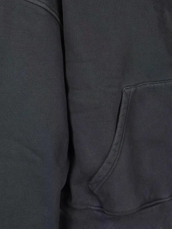Palm Angels Long-sleeve Zip-front Hoodie - Black