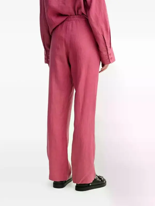 SAMSOE SAMSOE Linen Trousers With Elasticated Waist