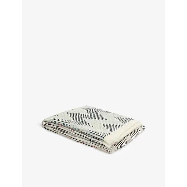 Missoni Dinamico Zigzag-pattern Wool-blend Throw 135cm X 200cm