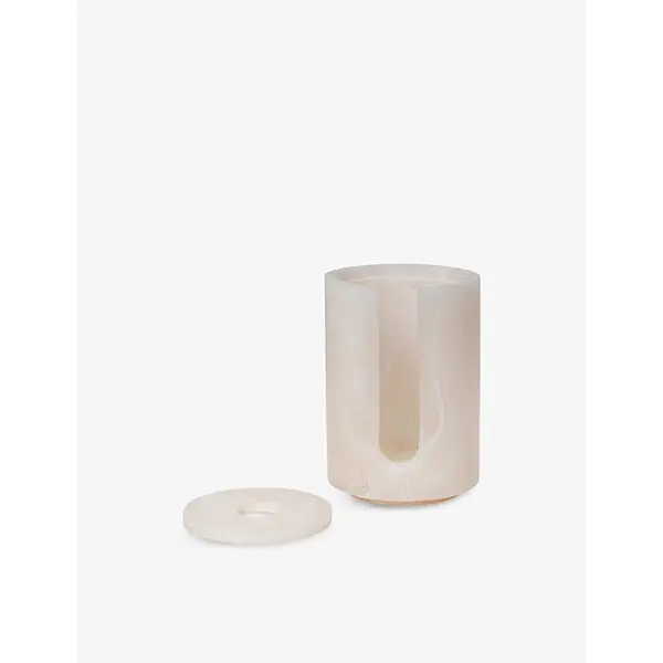 FERM LIVING Mist Resin Cotton Pad Holder - Pearl