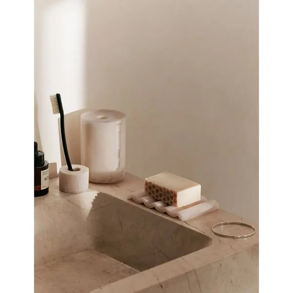 FERM LIVING Mist Resin Cotton Pad Holder