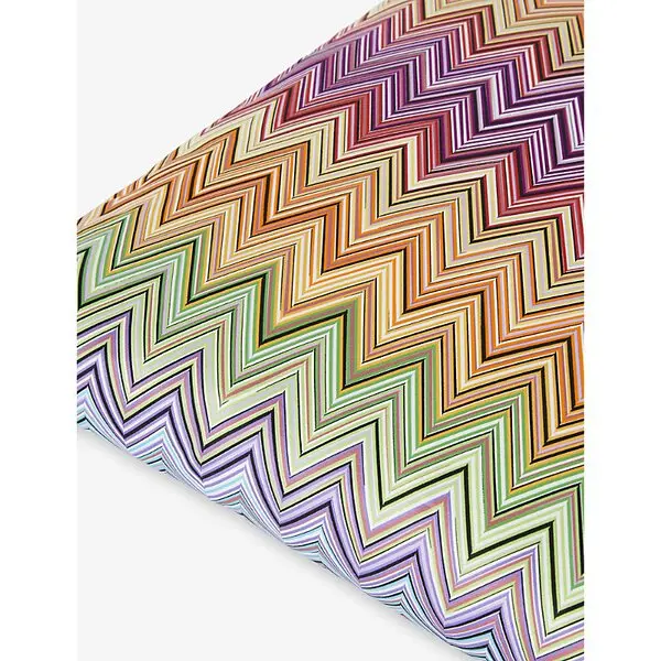 Missoni Jarris Zigzag-pattern Cotton Cushion 50cm X 50cm