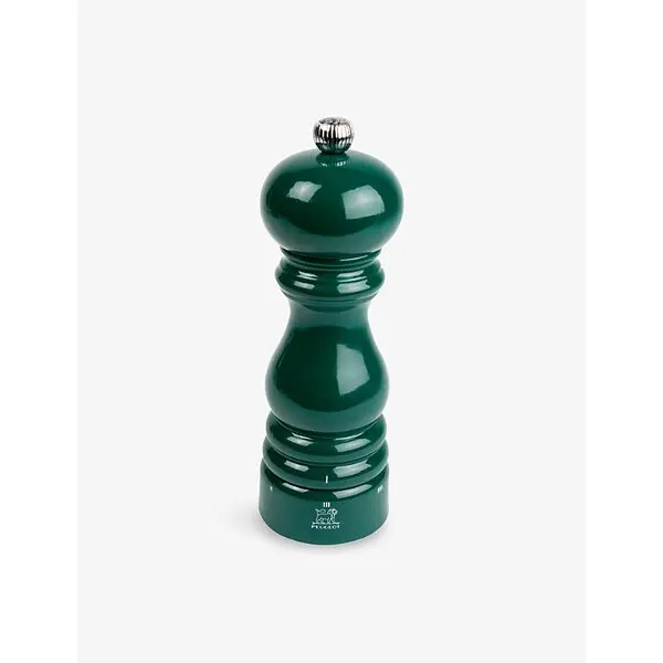 PEUGEOT Paris U'select Manual Wooden Salt Mill 18cm - Forest Green