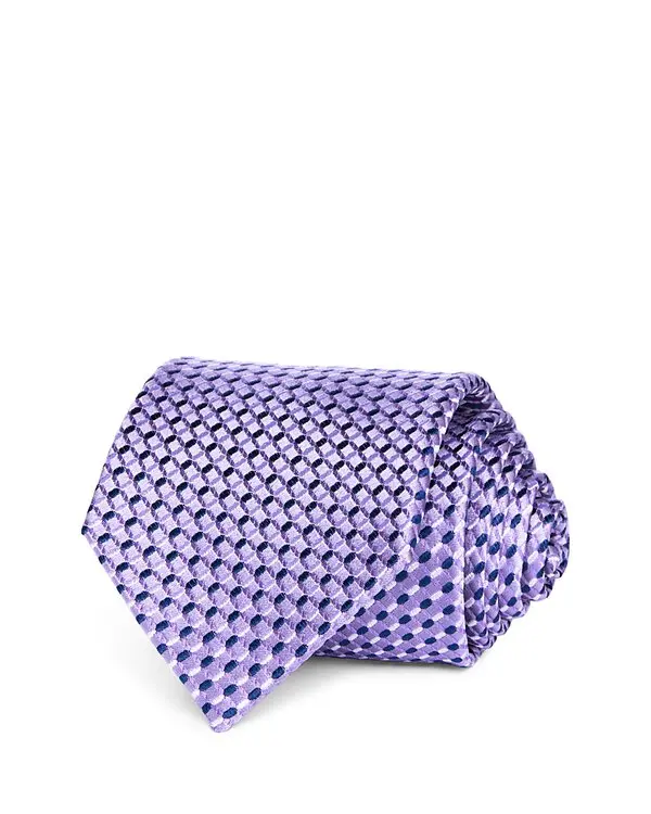 Bloomingdale'S Woven Dash Neck Tie - Lavender