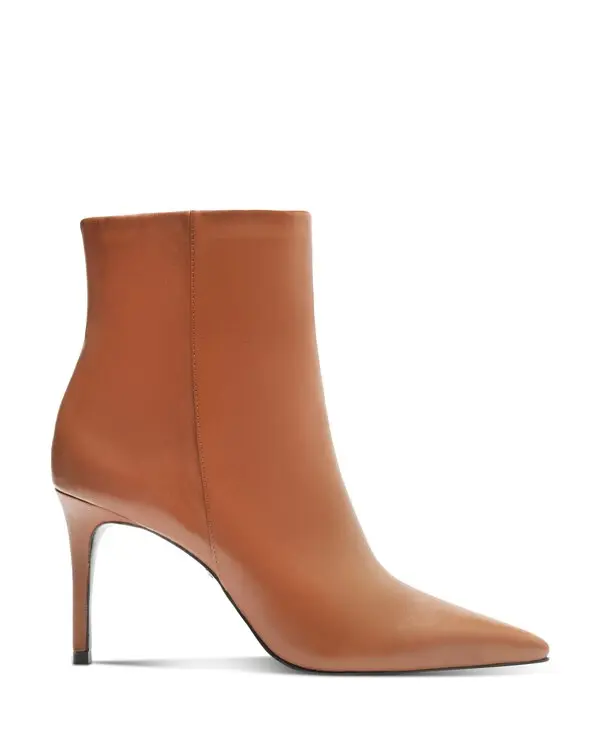 Schutz Mikki Leather Booties - Butter Scotch