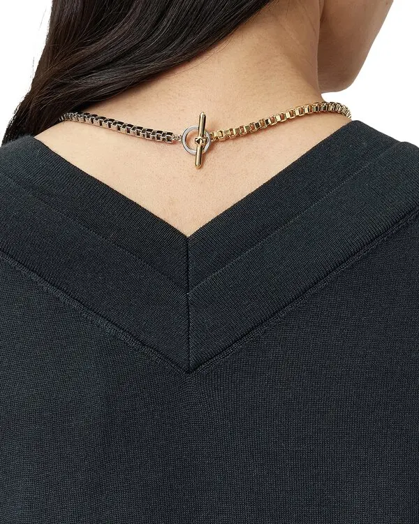 ALLSAINTS Bern Side Snap Top