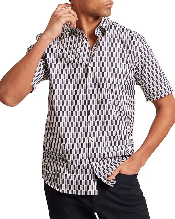 Ted Baker London Pearsos Geo Print Shirt