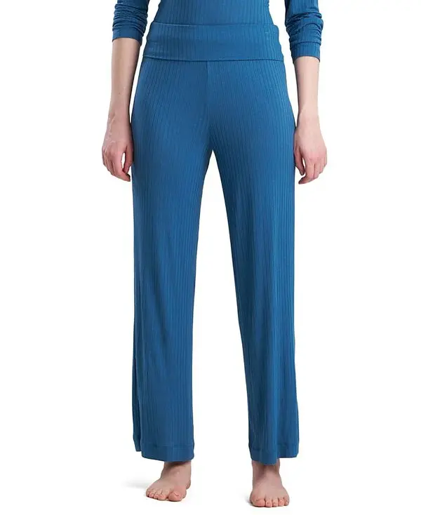 Natori Skye Rib Ease Pants - Midnight Teal