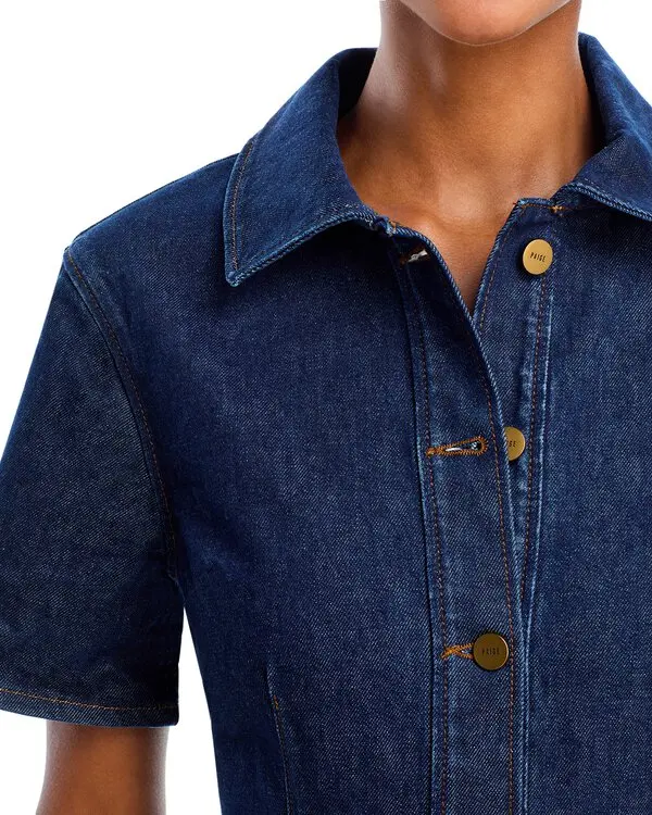 Paige Clementine Denim Mini Dress