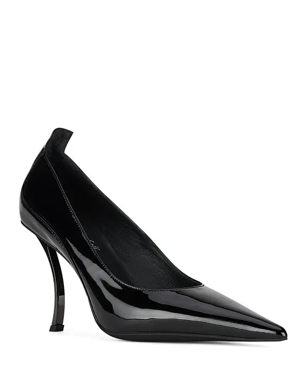 Jeffrey Campbell Freak-out Leather Pumps - Black Patent