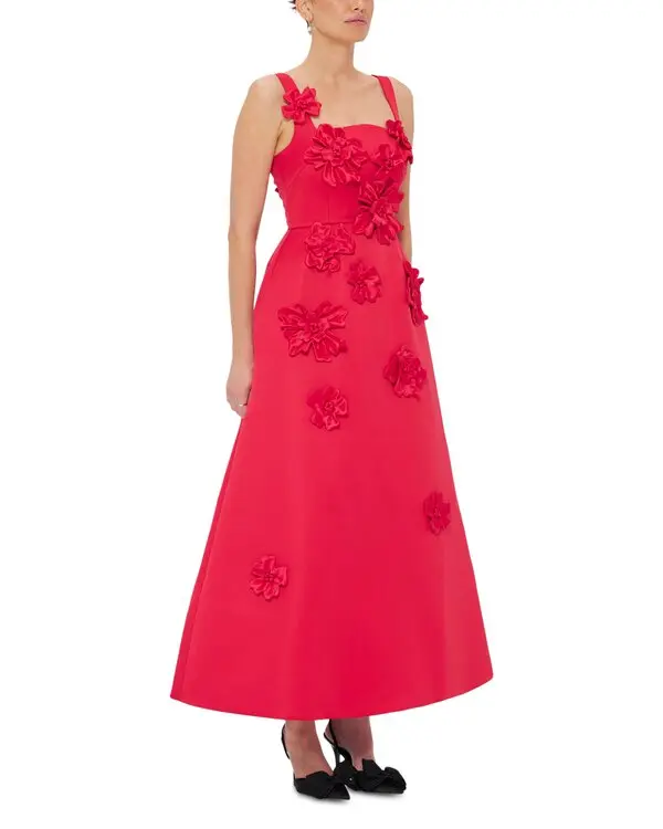 LEO LIN Rianne Applique Maxi Dress