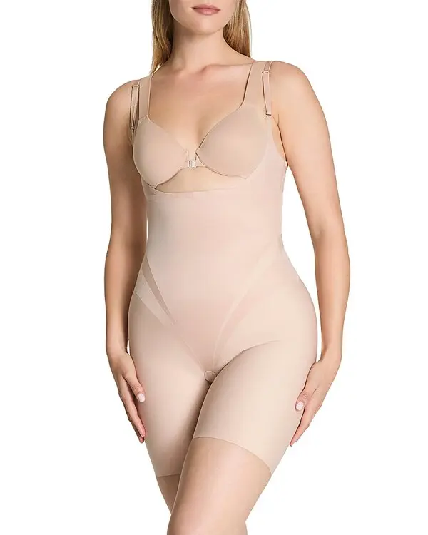 Spanx Open Bust Bodysuit - Champagne
