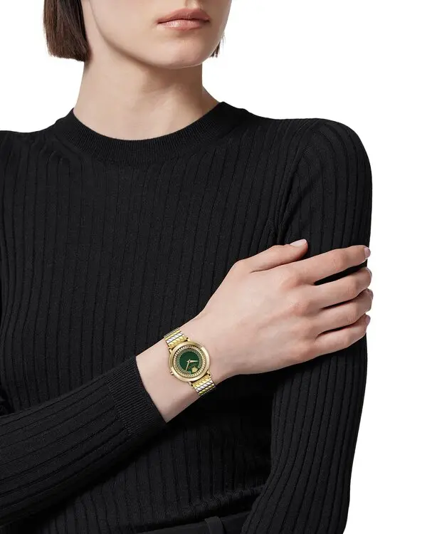 Versace Delphinus Bracelet Watch, 35mm - Two Tone