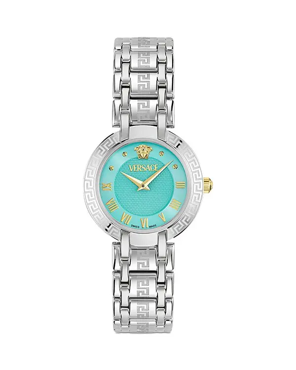 Versace Antlia 34mm Watch - Blue/silver