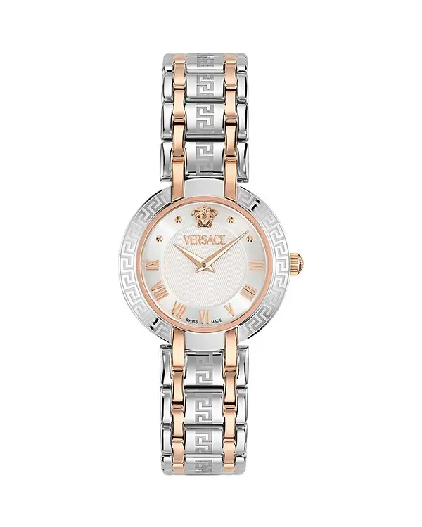 Versace Antlia 34mm Watch - White/two Tone