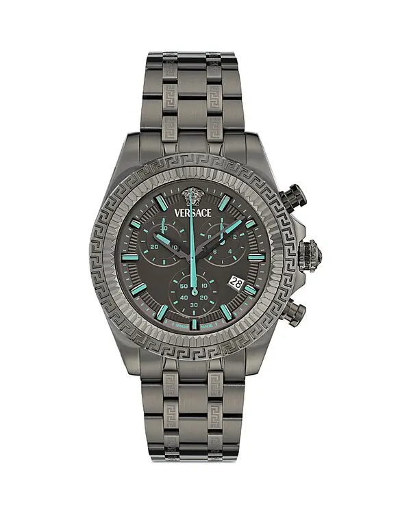 Versace Fornax Chronograph, 43mm - Gunmetal