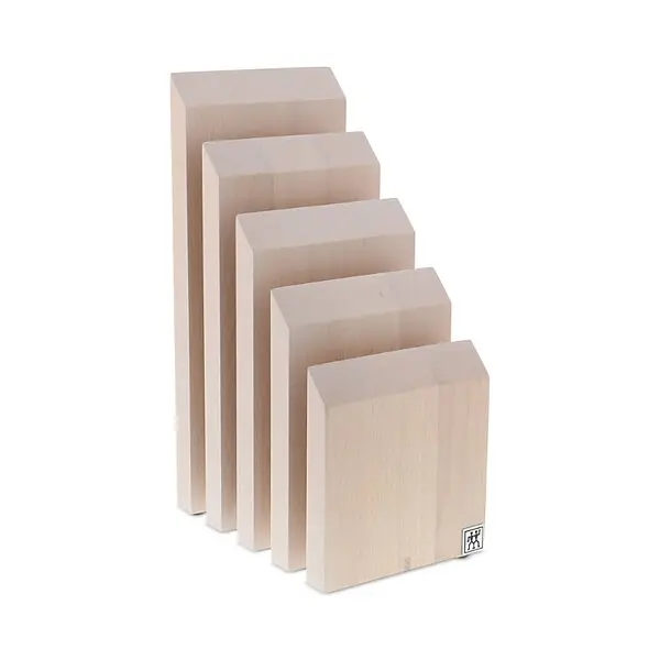 ZWILLING Slanted Italian Magnetic Block, Beech Wood - White Stained