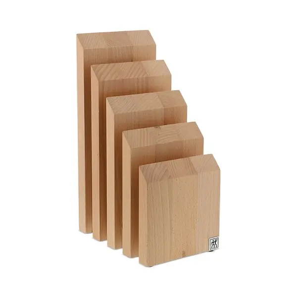 ZWILLING Slanted Italian Magnetic Knife Block, Beech Wood - Natural